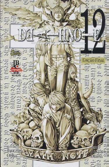Death Note 12 Editora JBC Gibis Quadrinhos HQs Mangás - Rika Comic Shop