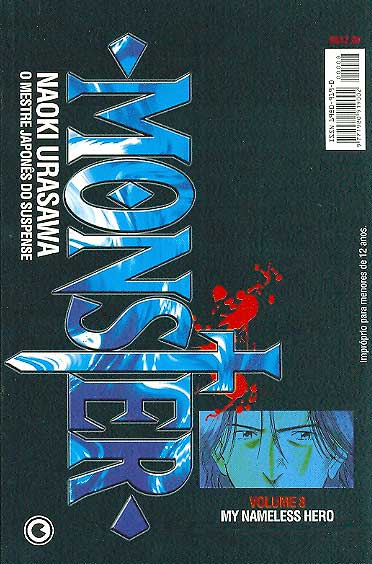 Monster 08 Editora Conrad Gibis Quadrinhos HQs Mangás - Rika Comic Shop