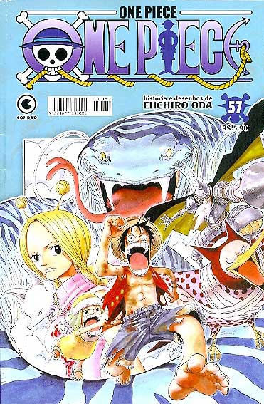 One Piece 57 Editora Conrad Gibis Quadrinhos HQs Mangás - Rika Comic Shop