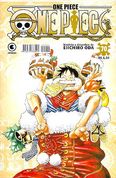 One Piece 70 Editora Conrad Gibis Quadrinhos HQs Mangás - Rika Comic Shop