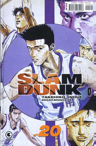Slam Dunk 20 Editora Conrad Gibis Quadrinhos HQs Mangás - Rika Comic Shop