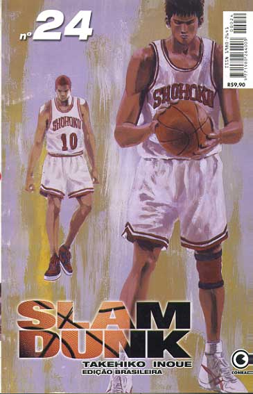 Slam Dunk 24 Editora Conrad Gibis Quadrinhos HQs Mangás - Rika Comic Shop