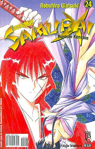 Samurai X 24 Editora JBC Gibis Quadrinhos HQs Mangás - Rika Comic Shop