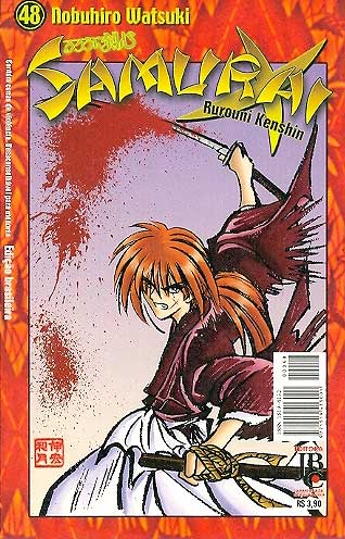 Samurai X 48 Editora JBC Gibis Quadrinhos HQs Mangás - Rika Comic Shop