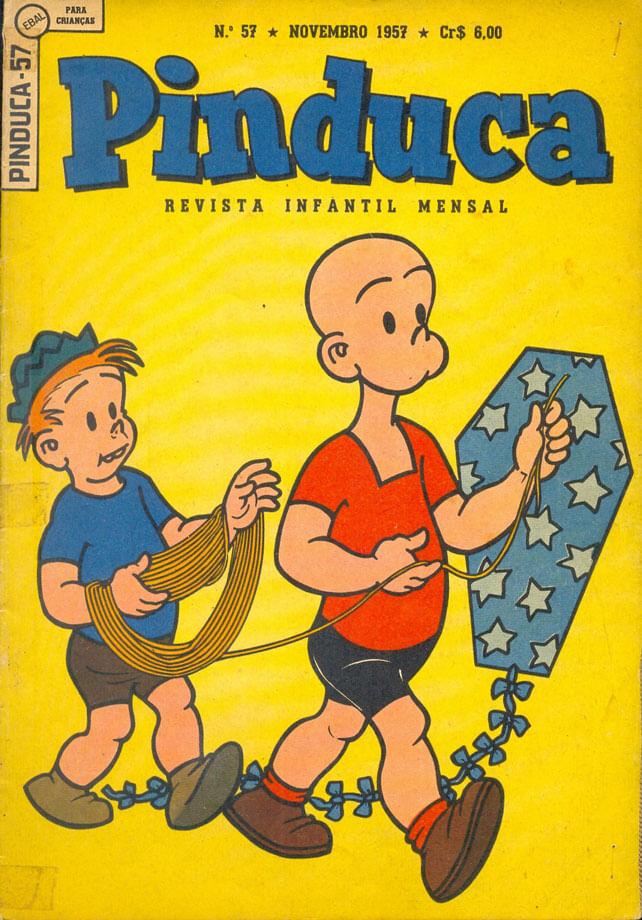 Pinduca 057 Editora Ebal - Gibis Quadrinhos Mangás - Rika Comic Shop