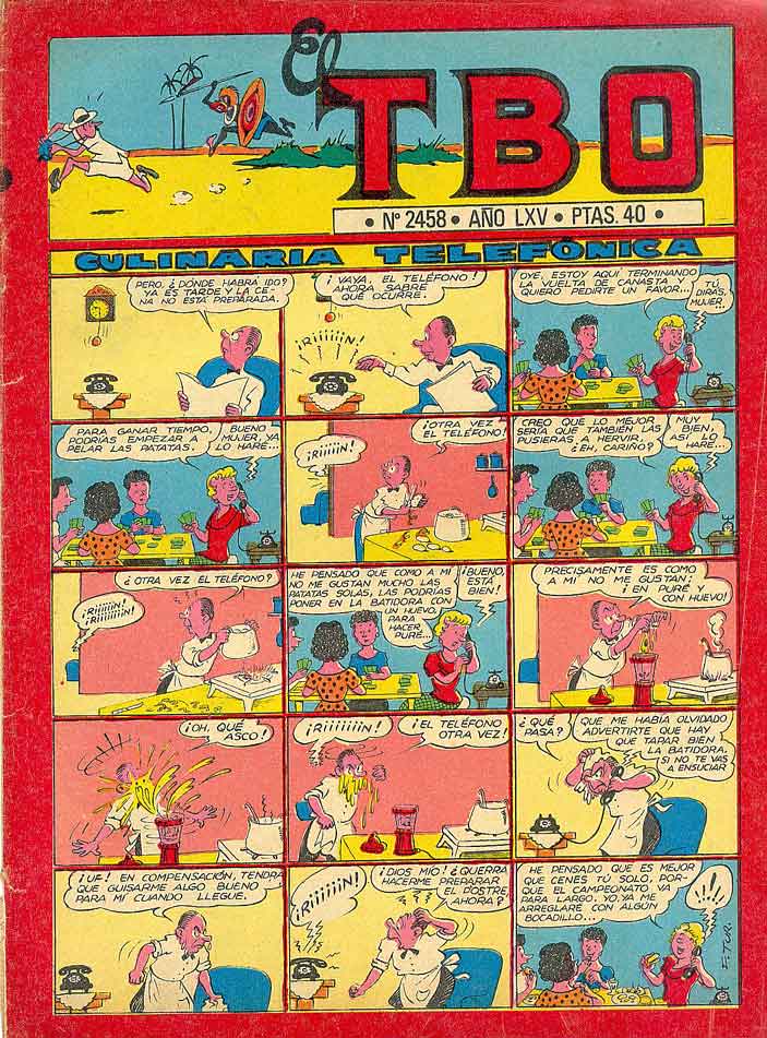 Historietas Comics Tebeos Españoles TBO 2458 TBO Almacenar Comic Shop ...