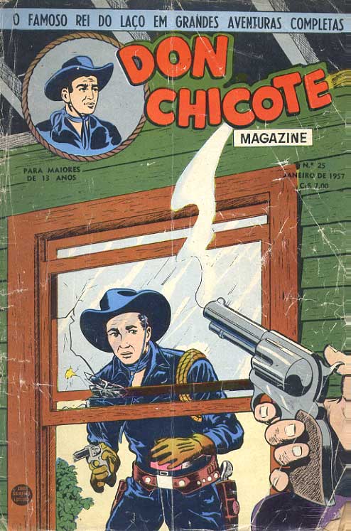 Don Chicote 025 Editora RGE - Gibis Quadrinhos Mangás - Rika Comic Shop