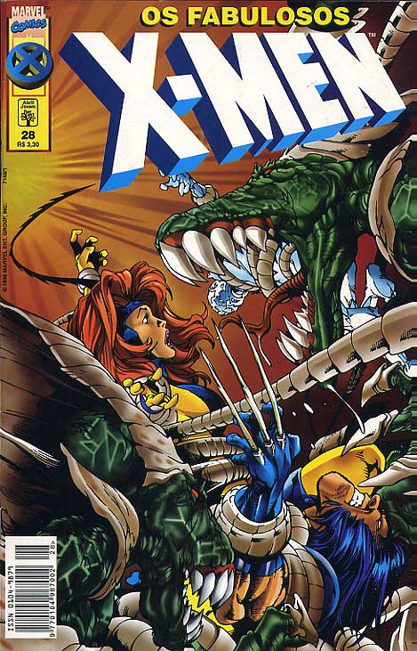 Fabulosos X-Men 28 Editora Abril Gibis Quadrinhos HQs Mangás - Rika Comic Shop - Rika Comic Shop