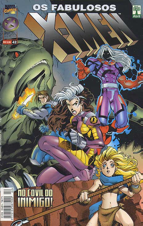 Fabulosos X-Men 42 Editora Abril Gibis Quadrinhos HQs Mangás - Rika Comic Shop - Rika Comic Shop