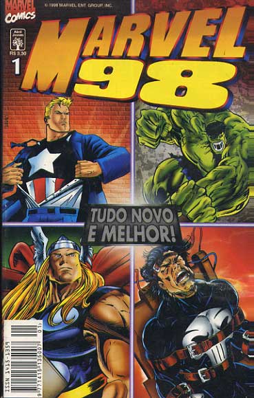 Marvel 1998 01 Editora Abril Gibis Quadrinhos HQs Mangás - Rika Comic ...