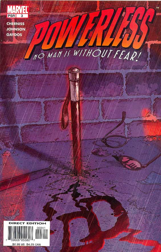 Comic Book Powerless 3 Marvel Rare Old Online Shop Collectors Gibi ...