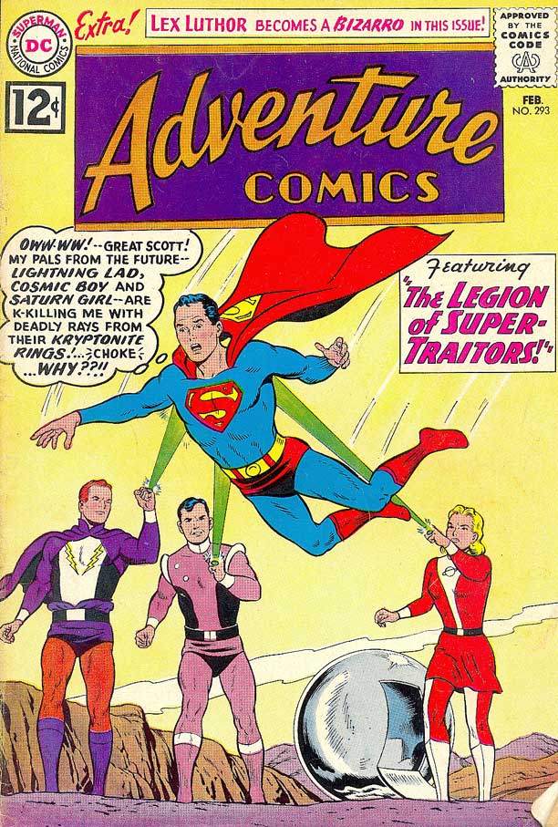 Comic Book Adventure Comics Volume 1 293 DC Rare Old Online Shop ...