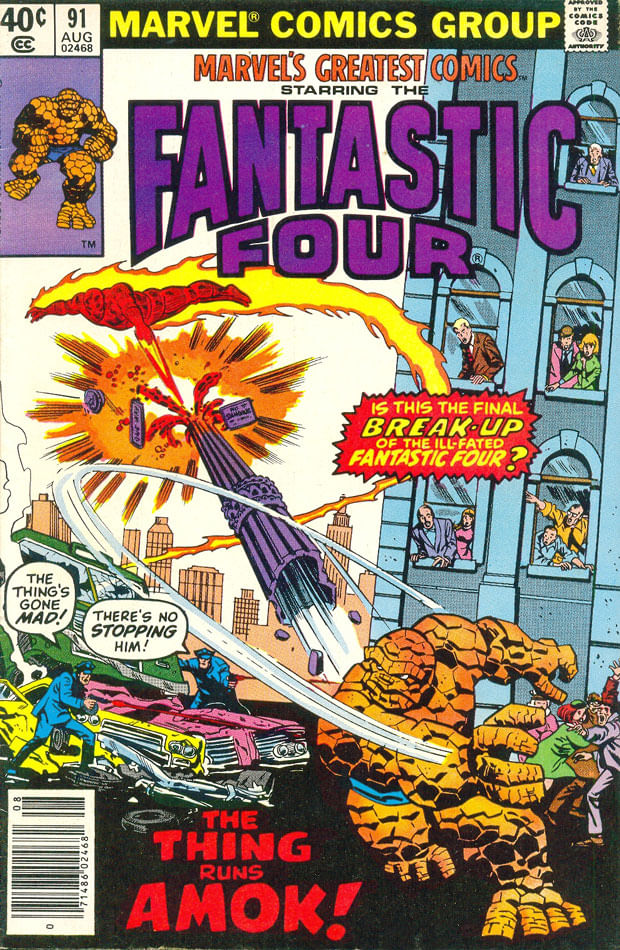 Comic Book Marvel's Greatest Comics Fantastic Four 91 Marvel Rare Old ...
