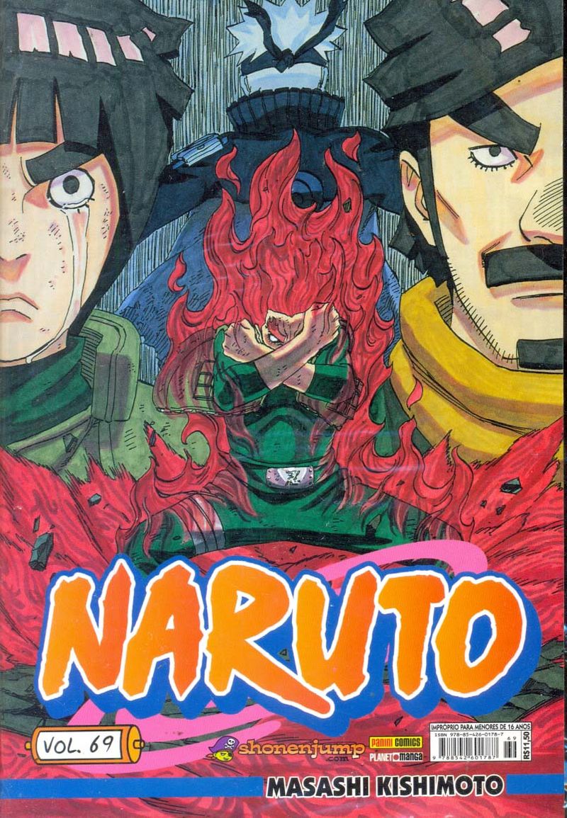 Naruto 69 Editora Panini Gibis Quadrinhos HQs Mangás - Rika Comic Shop