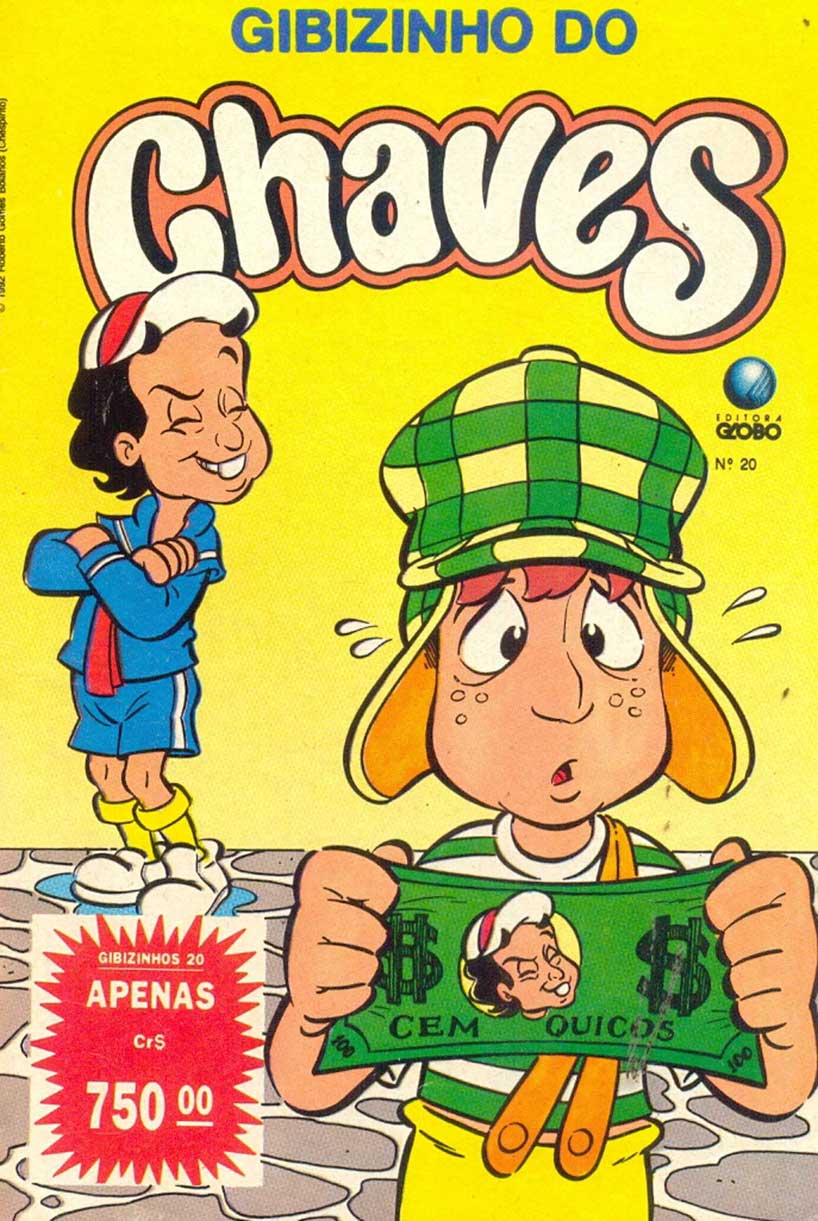 Gibizinho da Mônica 20 - Chaves Editora Globo - Rika Comic Shop - Gibis ...