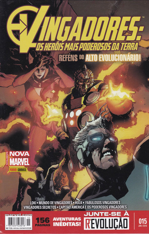 Vingadores Os Heróis Mais Poderosos Da Terra 15 Editora Panini Gibis