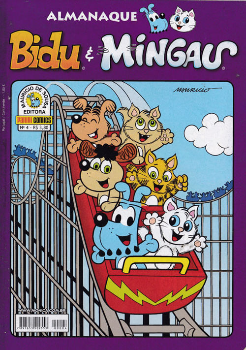 Almanaque Bidu e Mingau 04 Editora Panini - Rika Comic Shop - Gibis ...