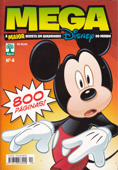 Mega Disney 04 Editora Abril - Rika Comic Shop - Gibis Quadrinhos ...
