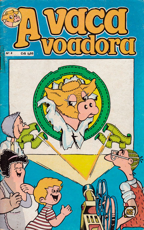 Vaca Voadora 04 Editora RGE - Gibis Quadrinhos Mangás - Rika Comic Shop