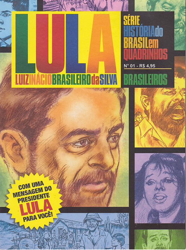 Série História do Brasil em Quadrinhos # 1 - Lula, Luiz Inácio ...