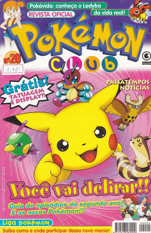 mangá Pokémon Club Evolution nº 20 - Rika Comic Shop