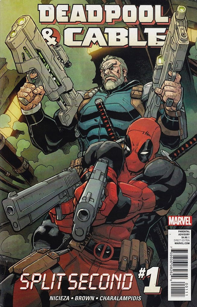 Deadpool and Cable Split Second # 1 - Gibis Mangás Quadrinhos HQs - Rika Comic Shop