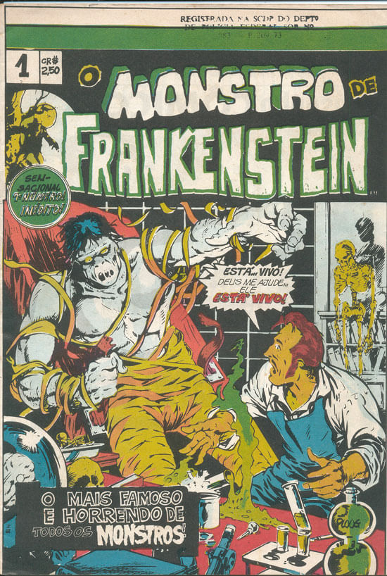 Monstro de Frankenstein 1 Editora Roval - Gibis Quadrinhos Mangás ...