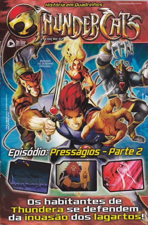 Thundercats 2 Editora Online - Rika Comic Shop - Gibis Quadrinhos Revistas Mangás - Rika Comic Shop
