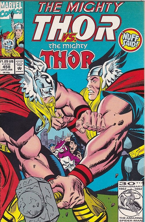 Thor - Volume 1 # 458 - Gibis Mangás Quadrinhos HQs - Rika Comic Shop