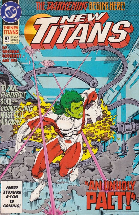 New Teen Titans - Volume 2 # 097 - Gibis Mangás Quadrinhos HQs - Rika ...