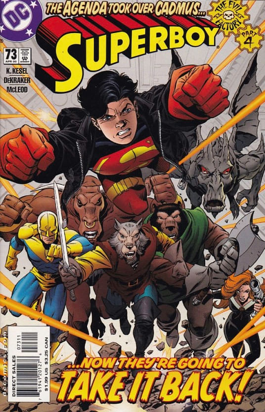 Superboy - Volume 3 # 073 - Gibis Mangás Quadrinhos HQs - Rika Comic Shop