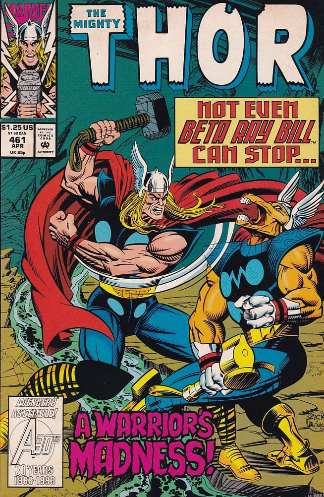 Thor - Volume 1 # 461 - Gibis Mangás Quadrinhos HQs - Rika Comic Shop