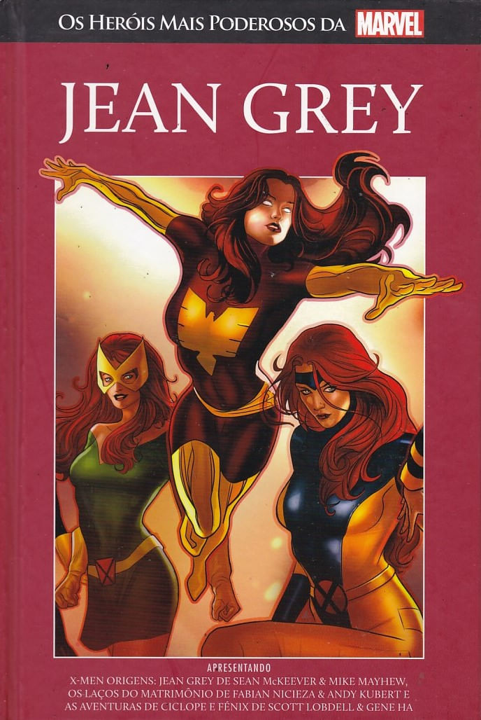 Heróis Mais Poderosos da Marvel 059 - Jean Grey Editora Salvat Gibis Quadrinhos HQs Mangás ...