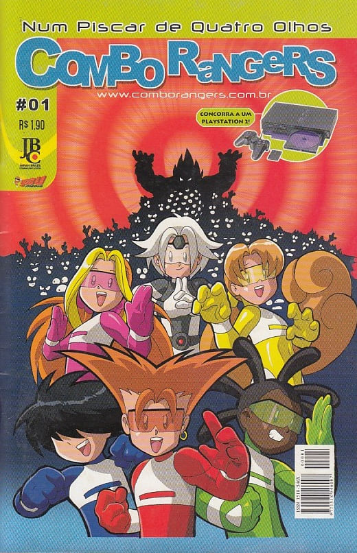 Combo Rangers 01 Editora JBC Gibis Quadrinhos HQs Mangás - Rika Comic Shop