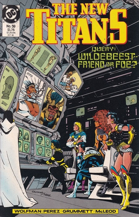 New Teen Titans - Volume 2 # 59 Gibi HQ Manga Comic Book - Rika Comic Shop