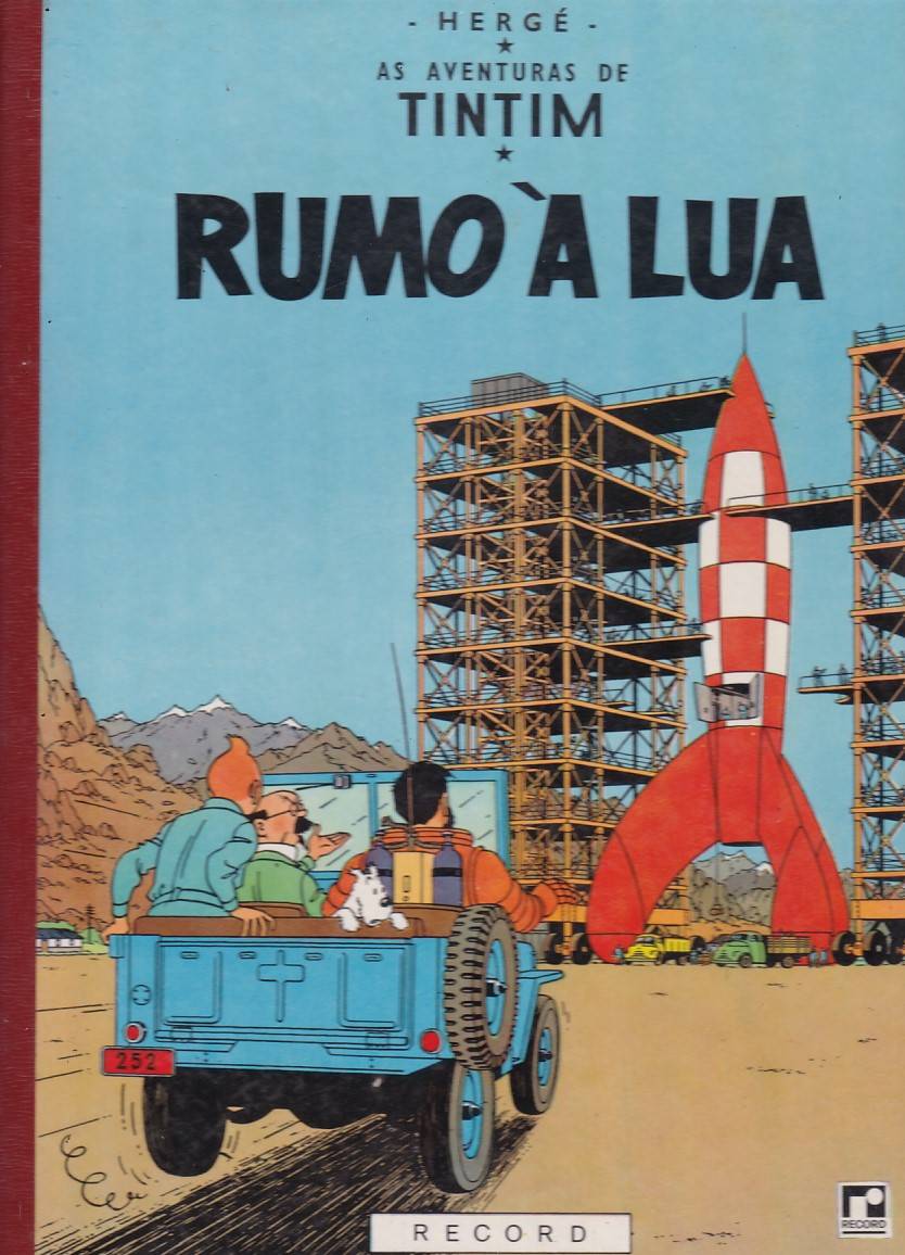 Aventuras de Tintim - Rumo à Lua (Capa Dura) - Rika Comic Shop