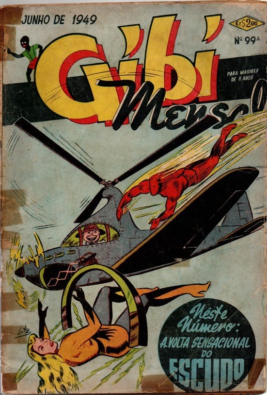 Gibi Mensal 099 Editora O Globo - Gibis Quadrinhos Mangás - Rika Comic Shop