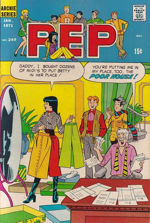 Rika Comic Shop: Comic Book Pep Comics # 249 - Rika Comic Shop